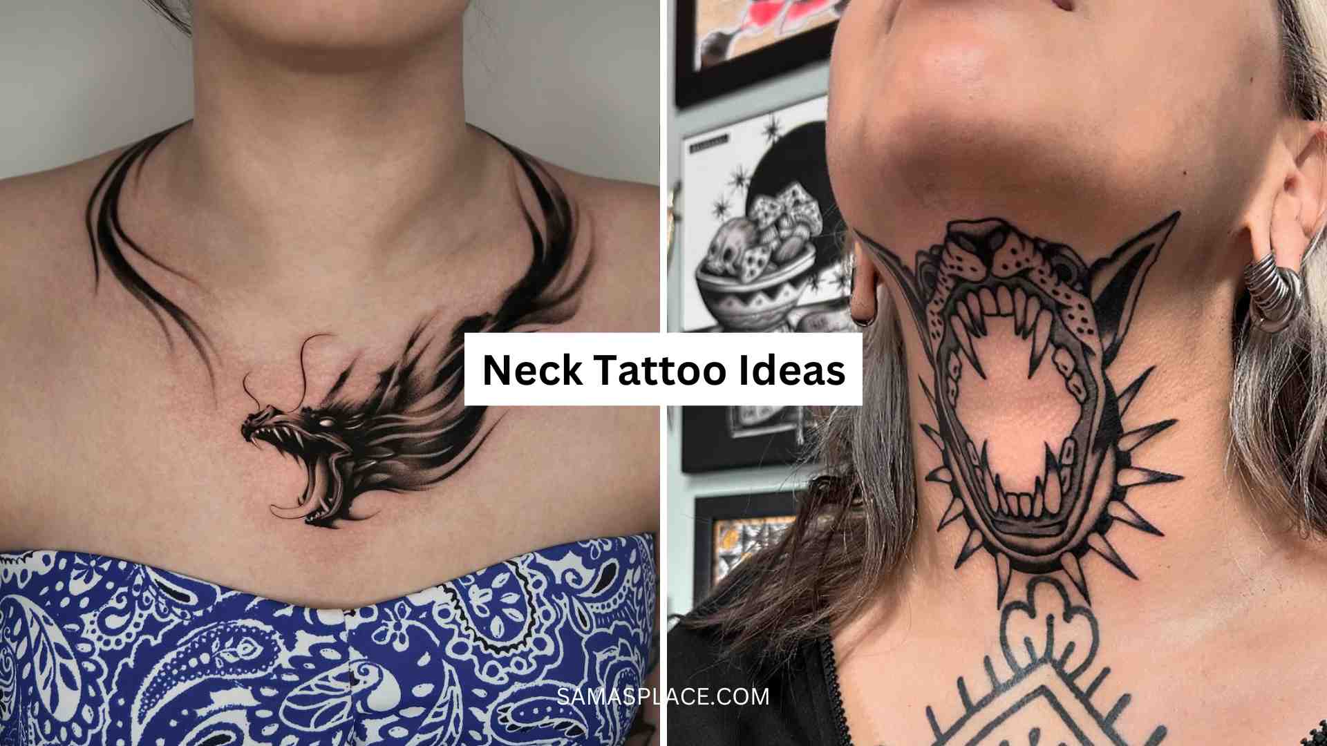 30+ Neck Tattoo Ideas in 2026 - SamasPlace